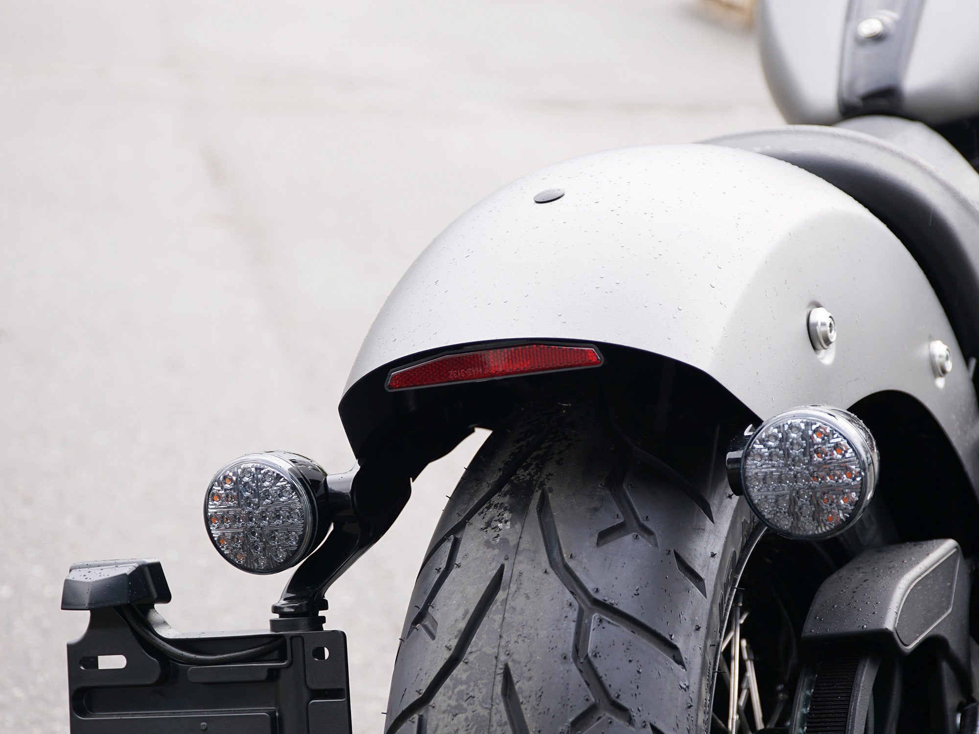 Indian Chief Rear Mounting Kit with Reflector – Bros Custom Parts