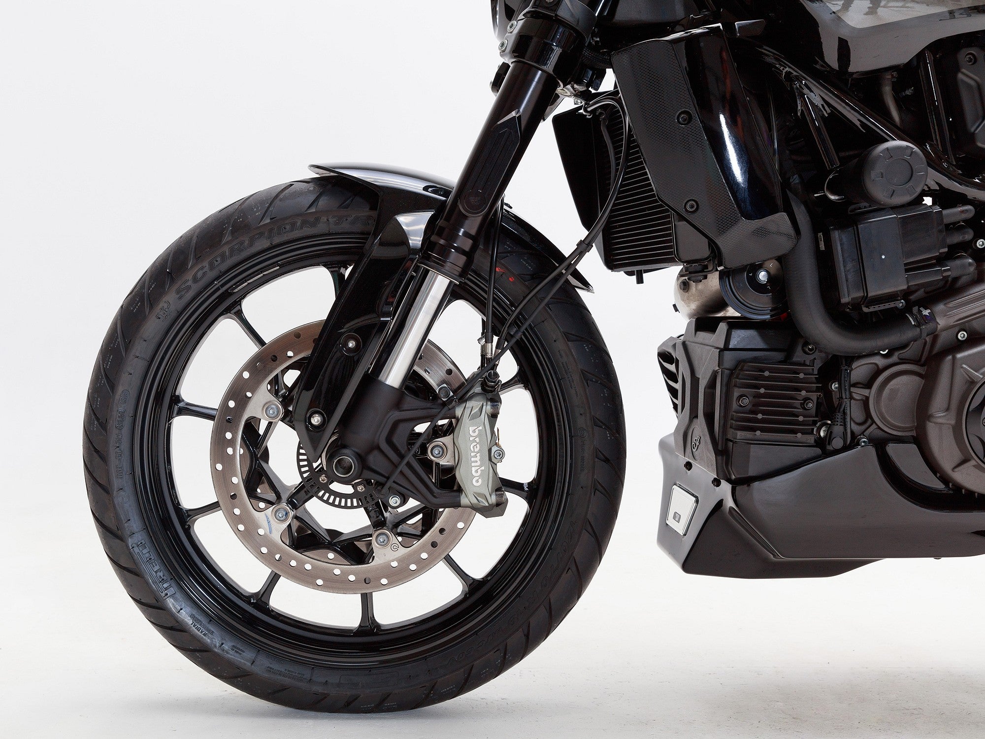 Indian FTR 1200 Lowering set for front mudguard – Bros Custom Parts