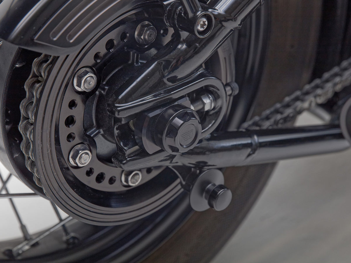 Triumph Bonneville Bobber - Cover Rear Wheel Axis Left & Right Side ...