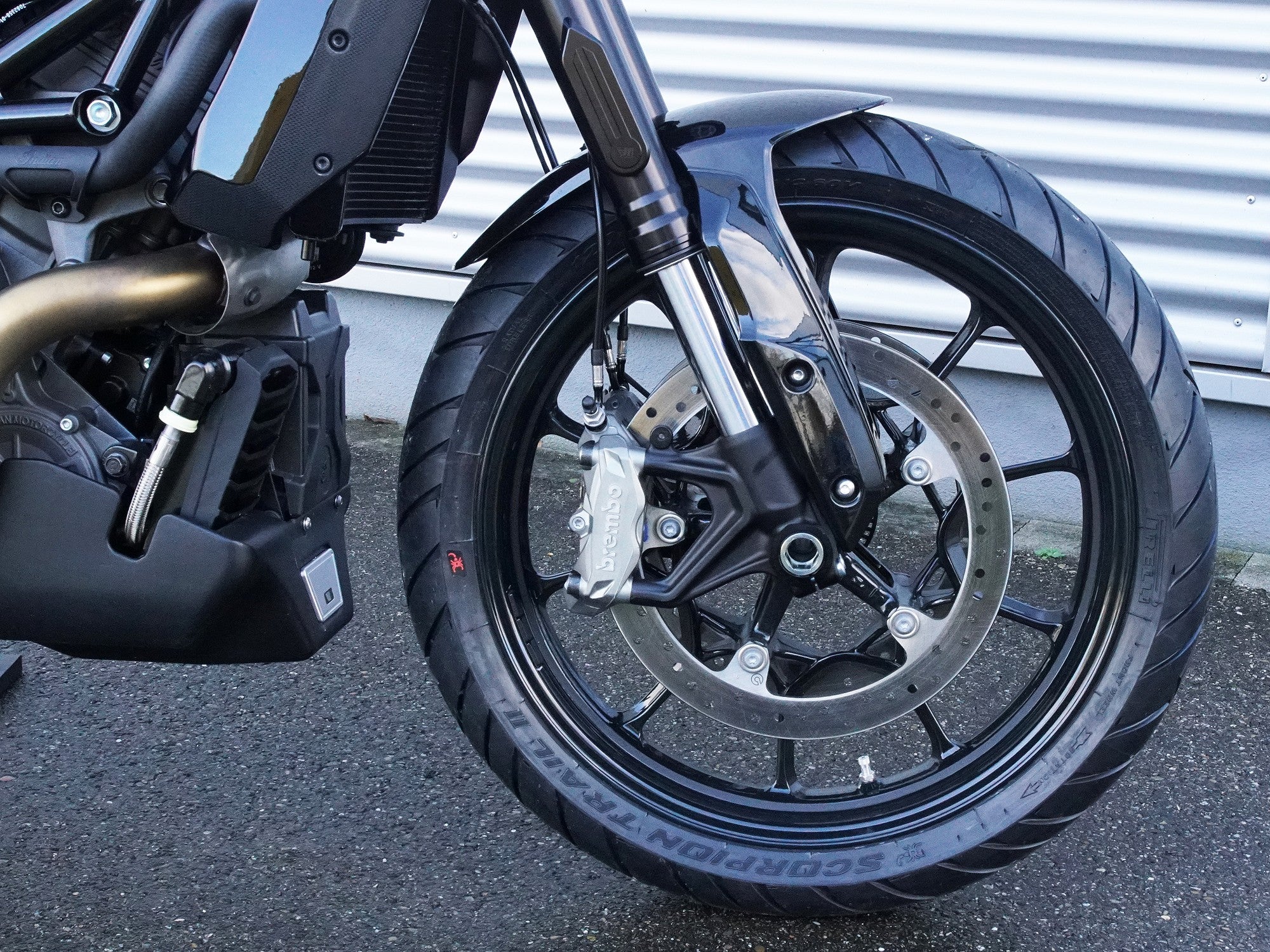 Indian FTR 1200 Lowering set for front mudguard – Bros Custom Parts