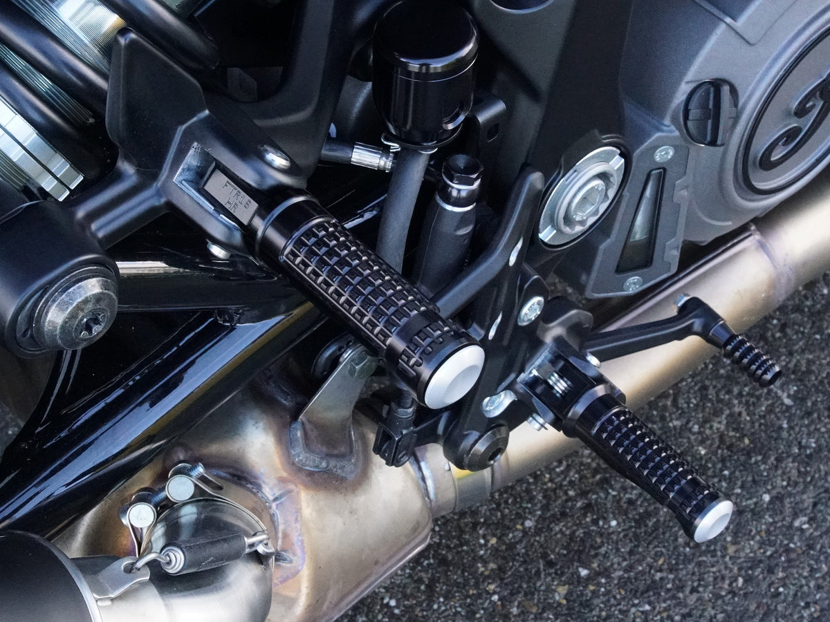 Indian FTR 1200 Replacement foot pegs for rider / pillion – Bros Custom ...