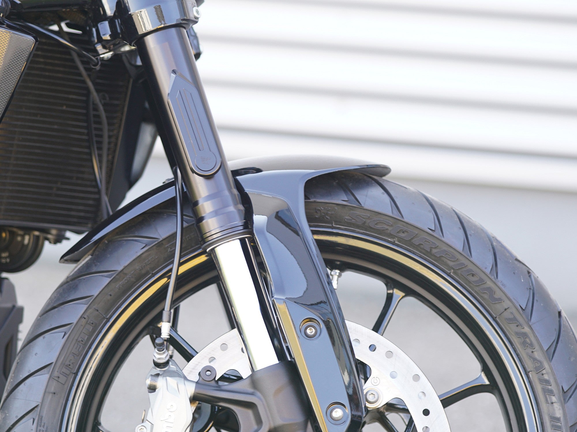 Indian FTR 1200 Lowering set for front mudguard – Bros Custom Parts