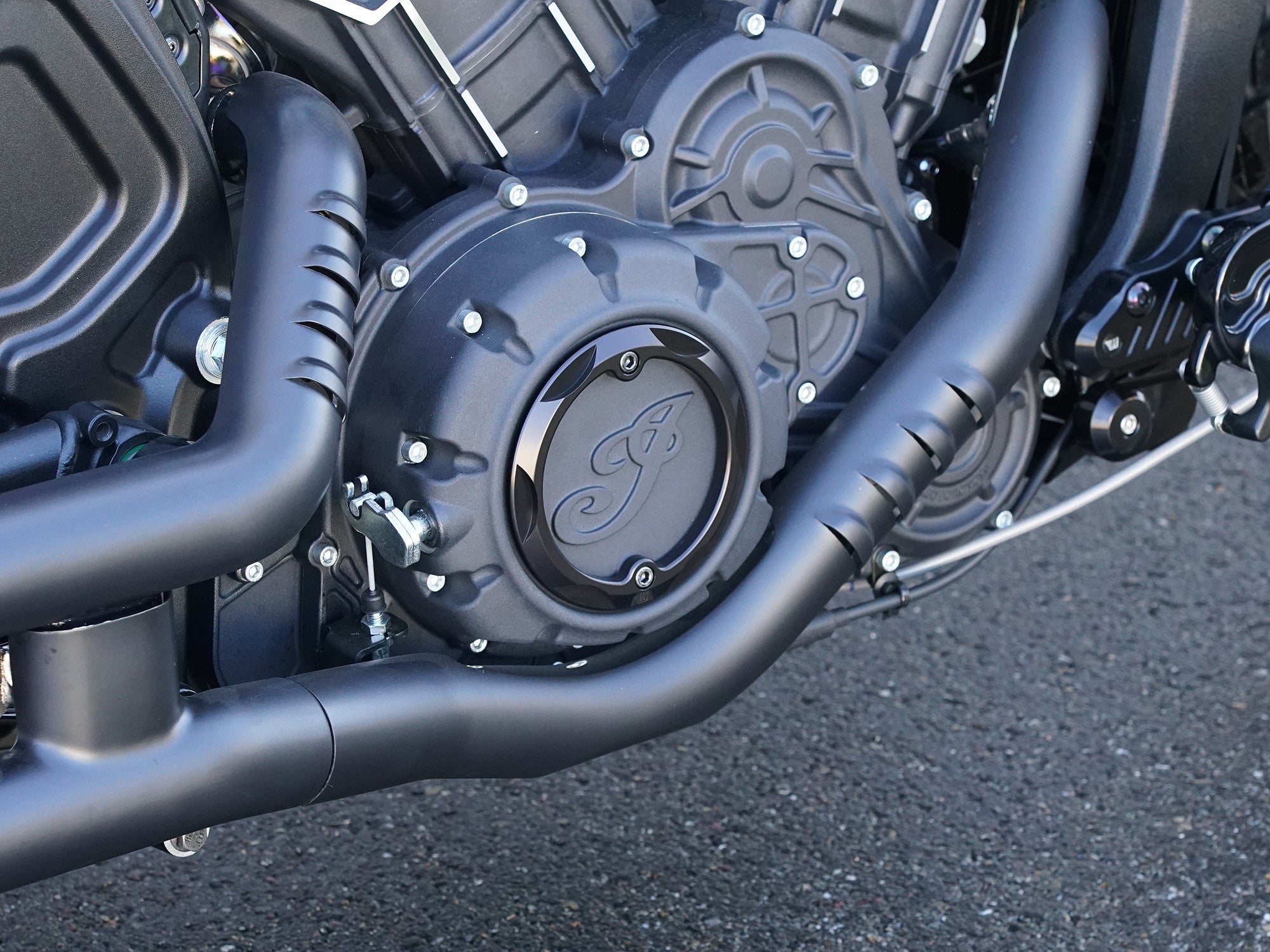Indian Scout Bobber Clutch Derby cover – Bros Custom Parts