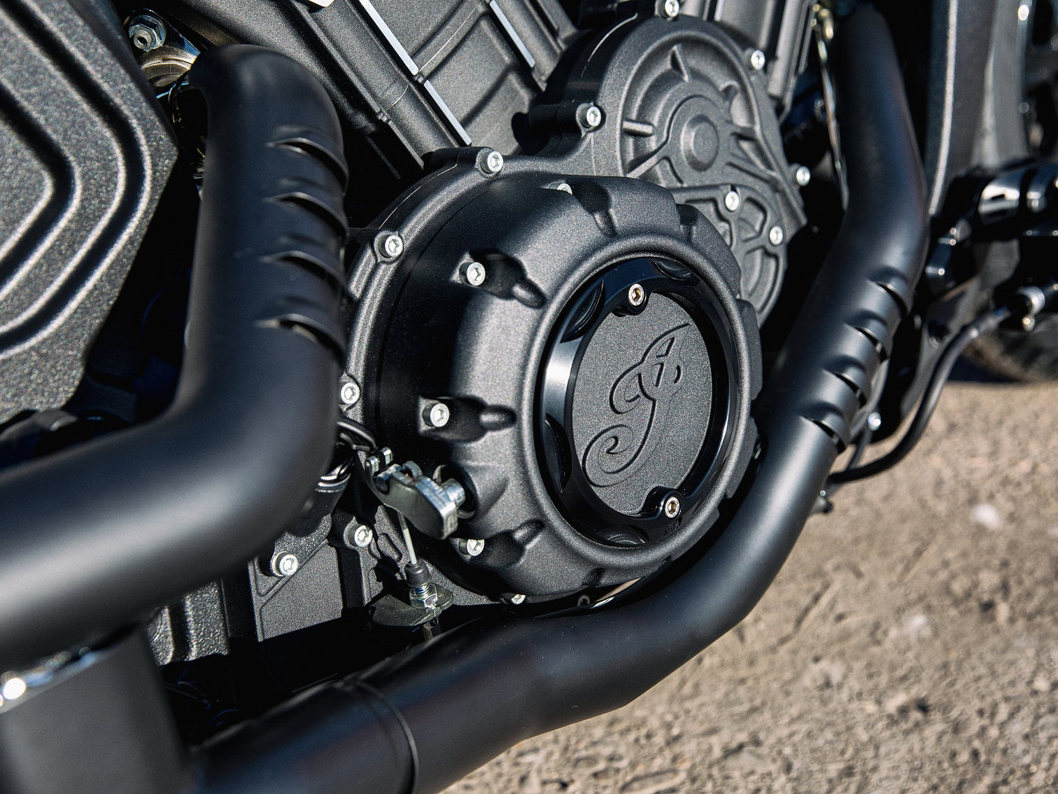 Indian Scout Bobber Clutch Derby cover – Bros Custom Parts