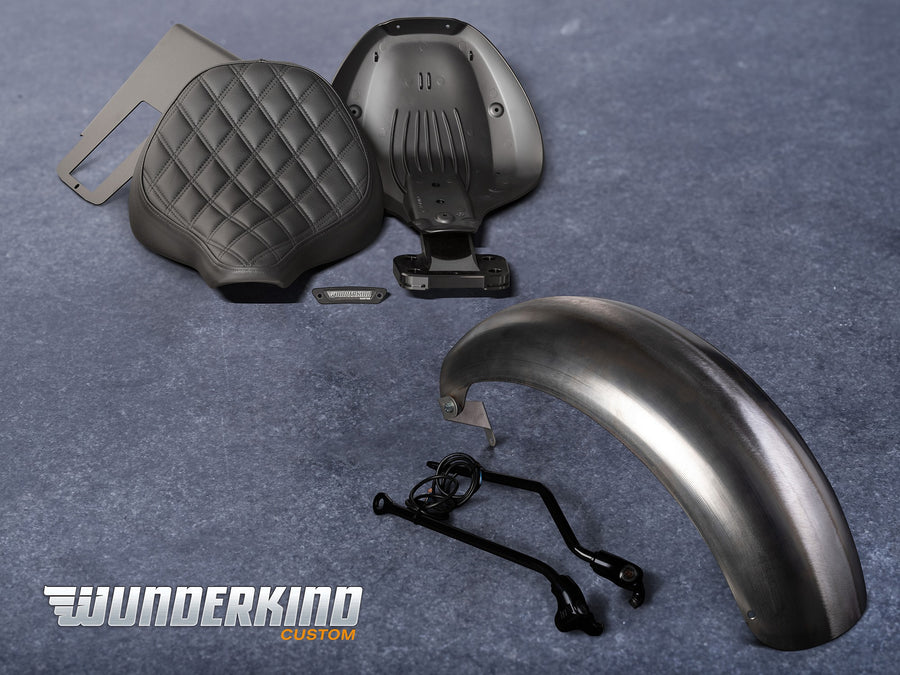 Indian Scout Bobber Rear Fender Kit With Seat Newchurch THREE – Bros ...